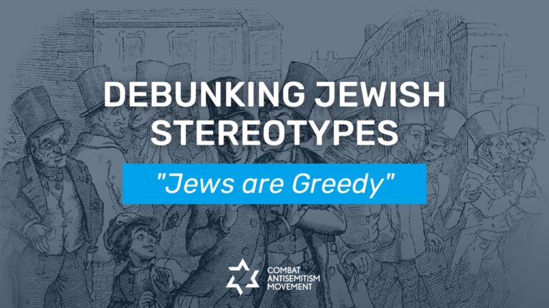 Watch: Debunking the Antisemitic Trope That 'Jews Are Greedy' | Combat ...
